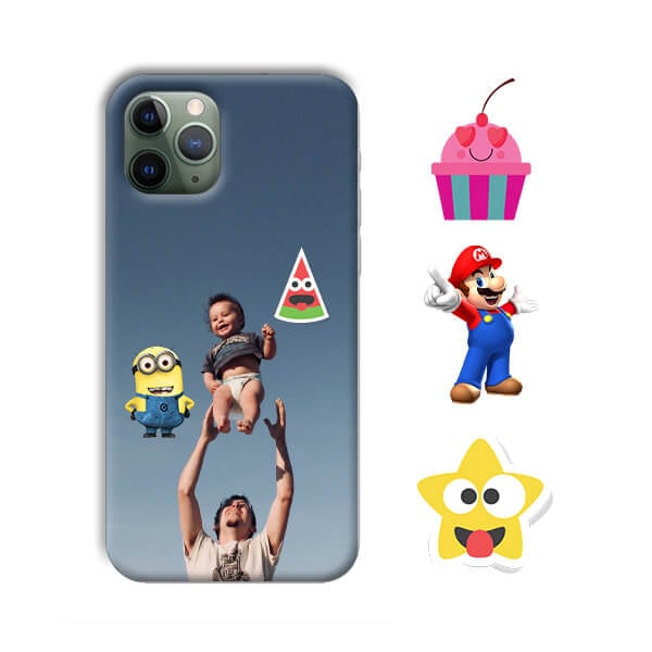 Buy Sticker Design Custom Back Case for Apple iPhone 11 Pro Online in ...